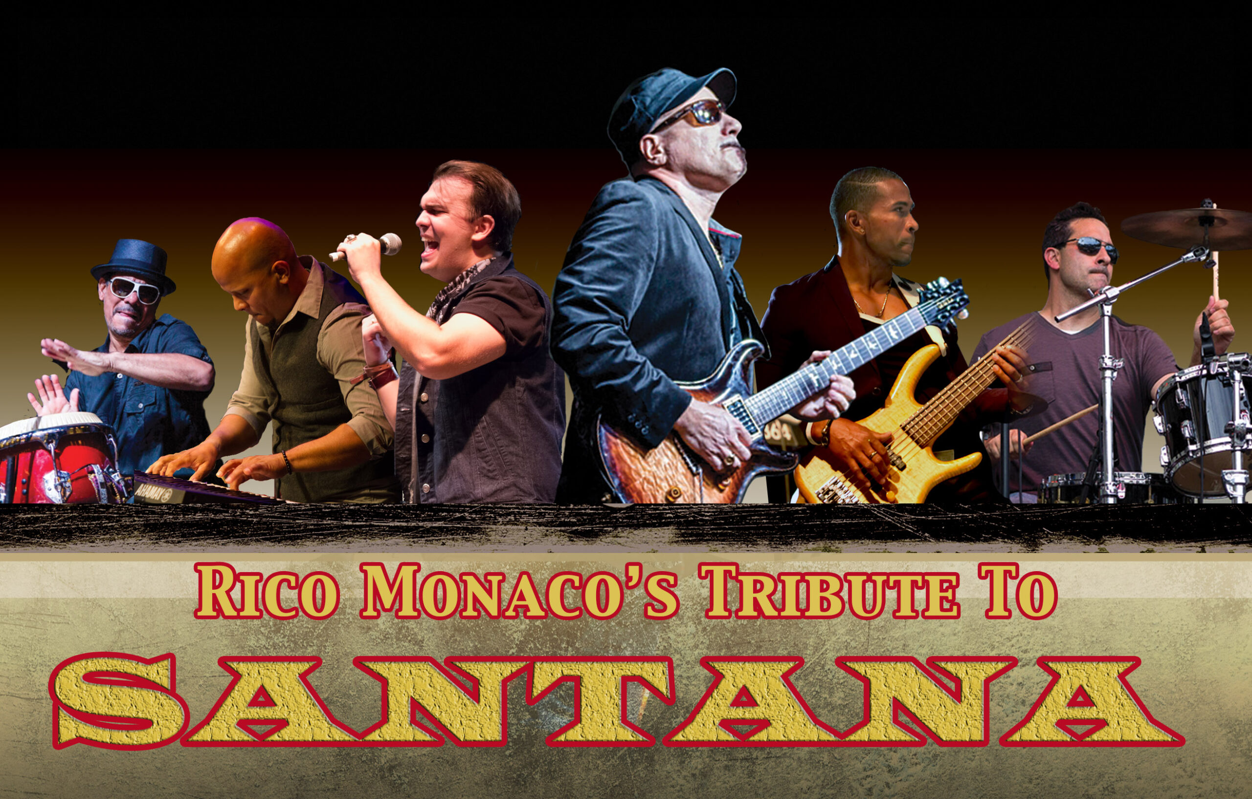 RM Santana sm red | Rico Monaco Band